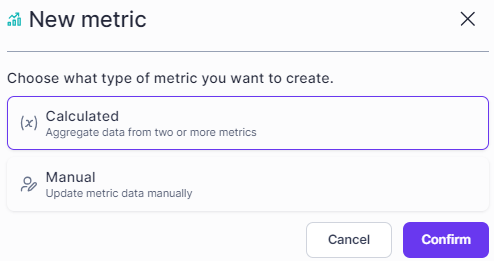 Create Aggregated Metrics with Metrics Calculations